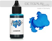 Octopus alcohol inkt lagoon - flacon 30 ml. Martin Brinkhuis