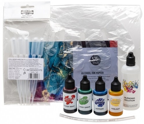 Octopus alcohol inkt set transparant Martin Brinkhuis